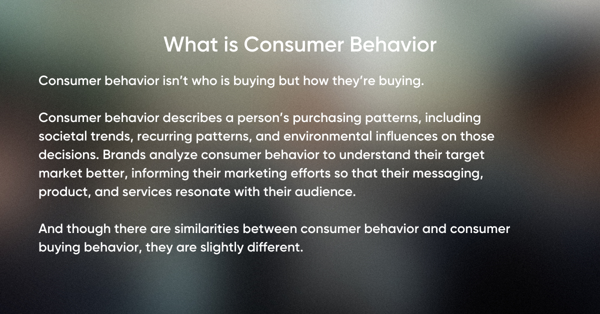 The Complete Consumer Behavior Analysis Guide